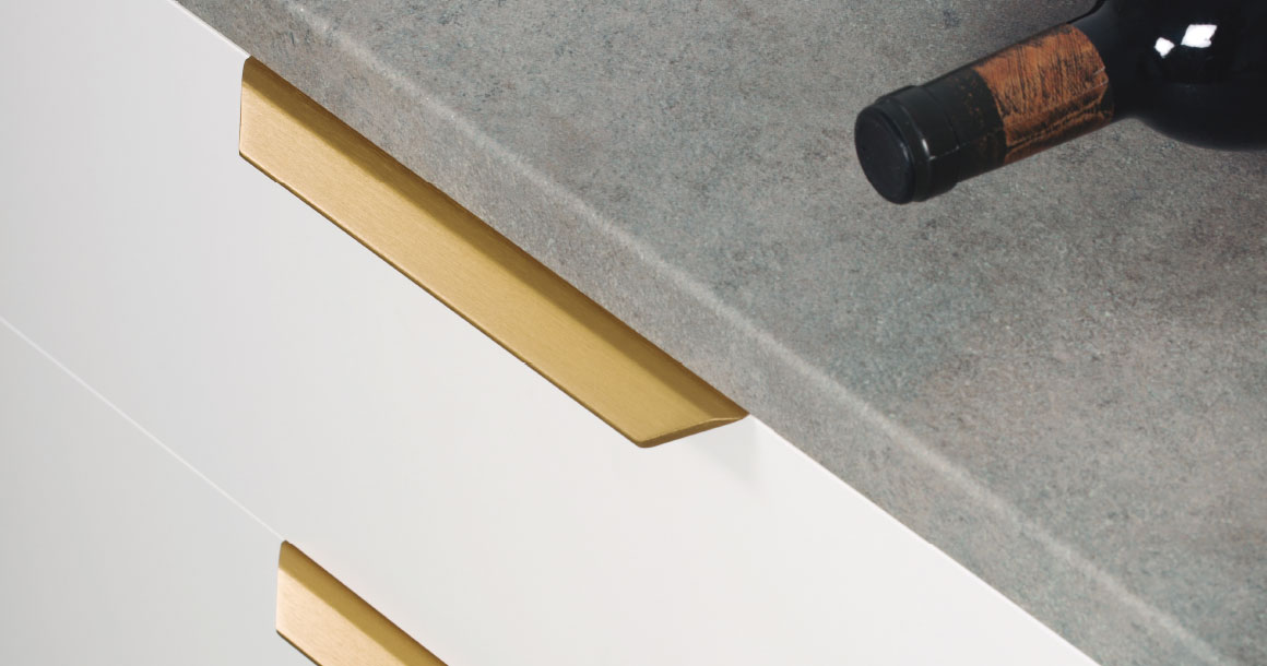 VANN greep 100MM MESSING kleur - Du Pont BV