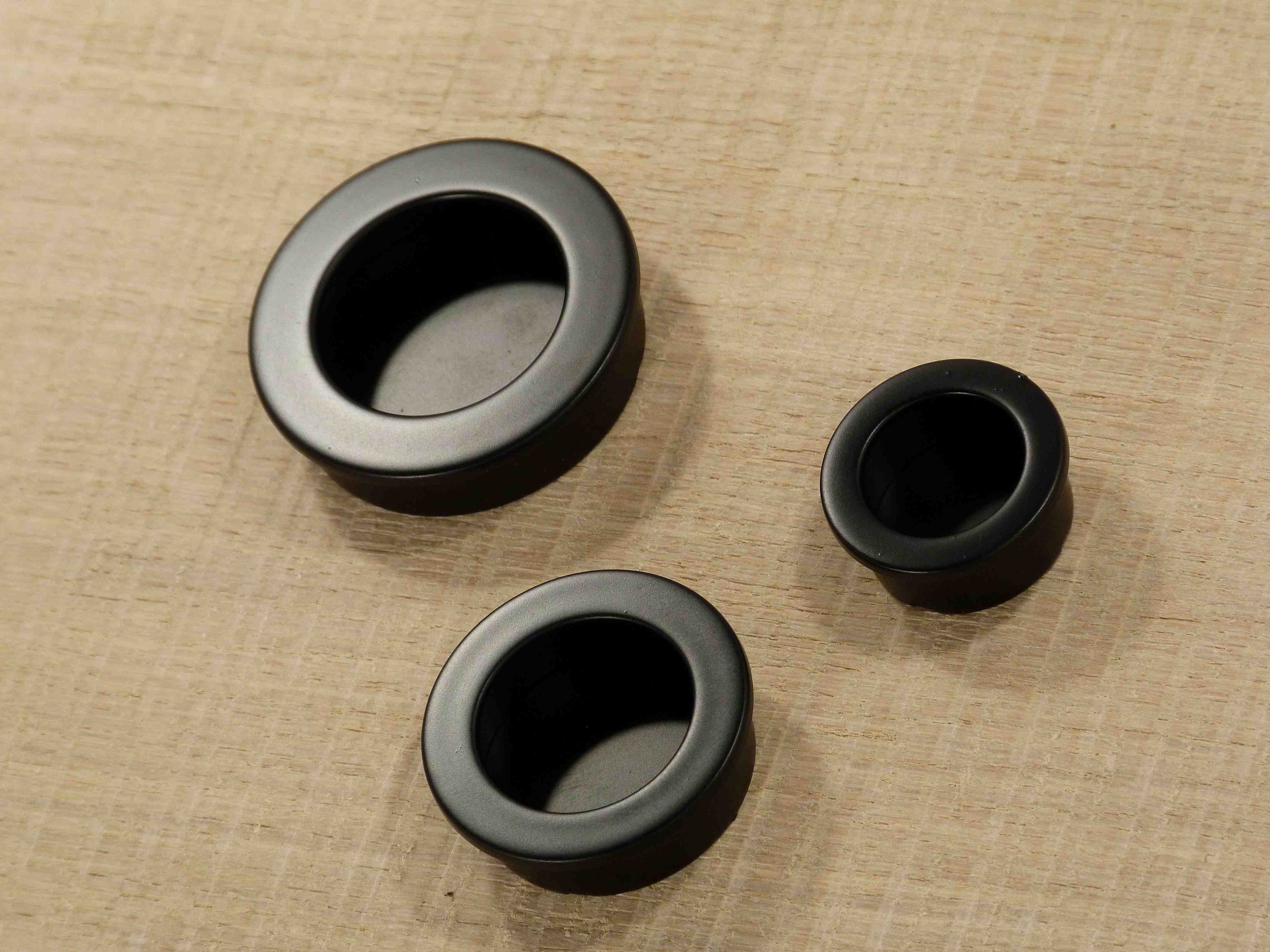 Infreesgreep rond ZWART Diam.40mm boring 35mm - Du Pont BV