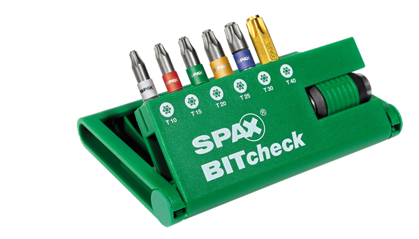 SPAX-BITcheck Bit houder SPAX + 6 Spax-bits - Du Pont BV