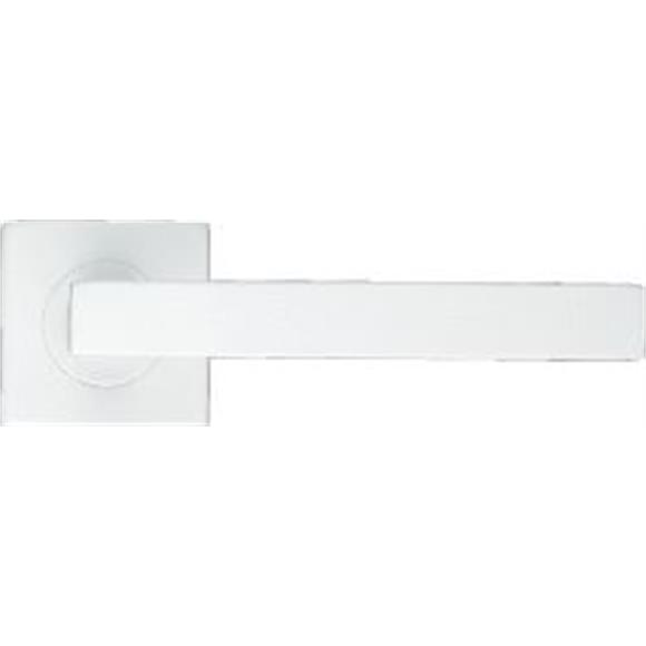 Deurkruk PRO KUBIC SHAPE 16MM MAT WIT R+No Key - Du Pont BV